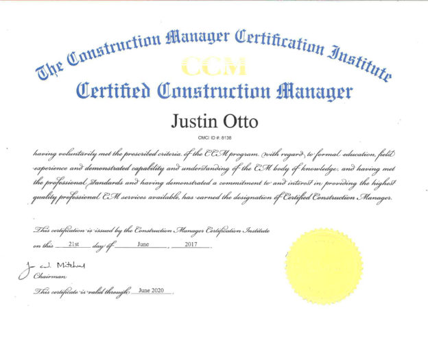 Congratulations Justin | D&B Engineers and Architects
